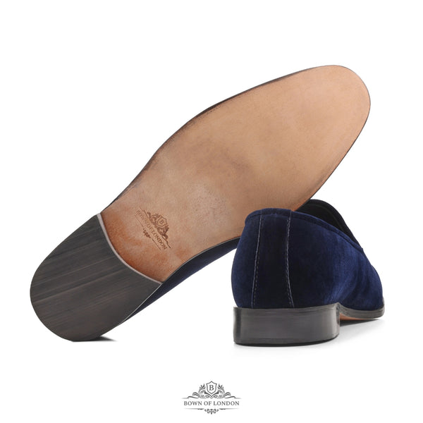 Velvet Loafer/Slipper Shoe Martini Time | Bown of London – Bown of ...